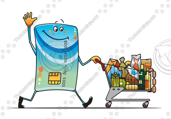 Shapes Encapsulated Postscript credit card shopping