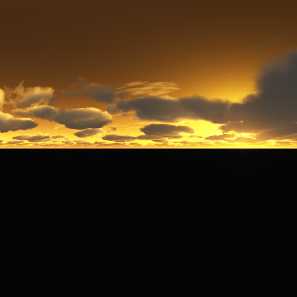 Texture TIFF sky 360 sunset