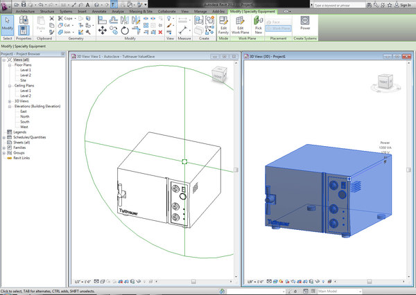 Building Revit Family Tuttnauer ValueKlave Medical