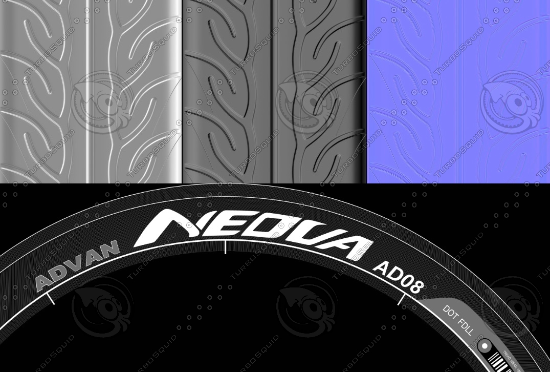 Texture Tire Yokohama Advan
