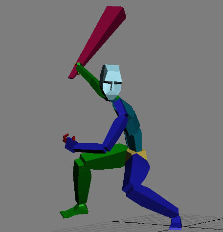 Motion Character Studio Biped attack bvh animation