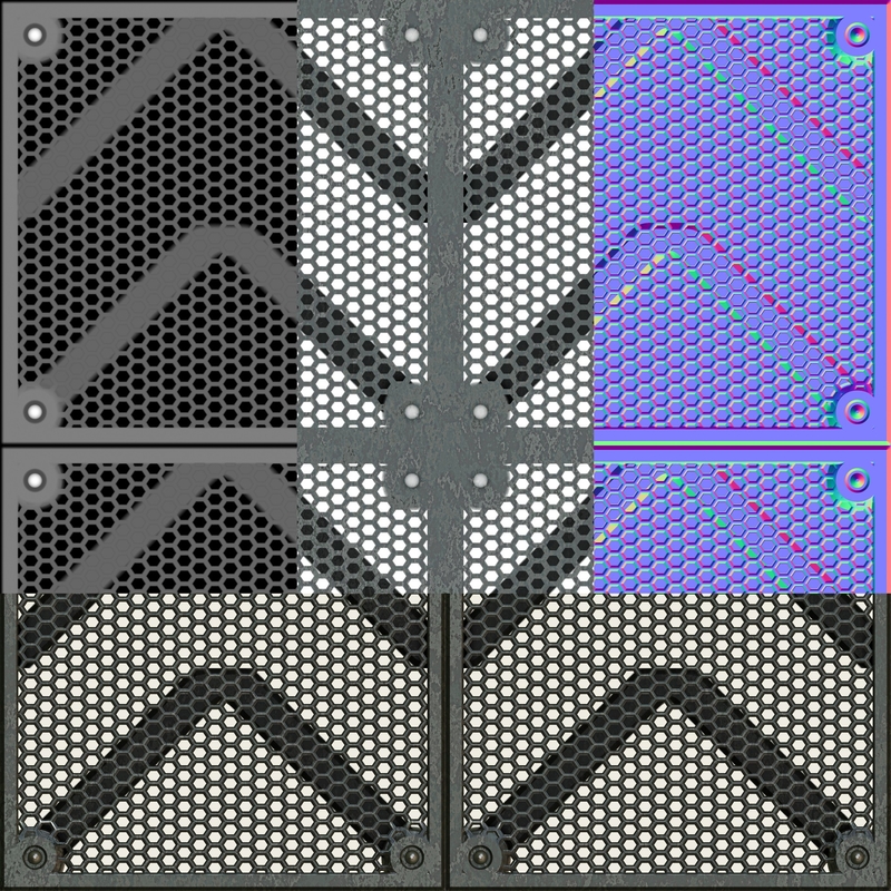 Texture JPEG metal floor tile