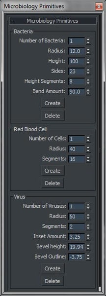 Scripts MaxScript biology 3D model