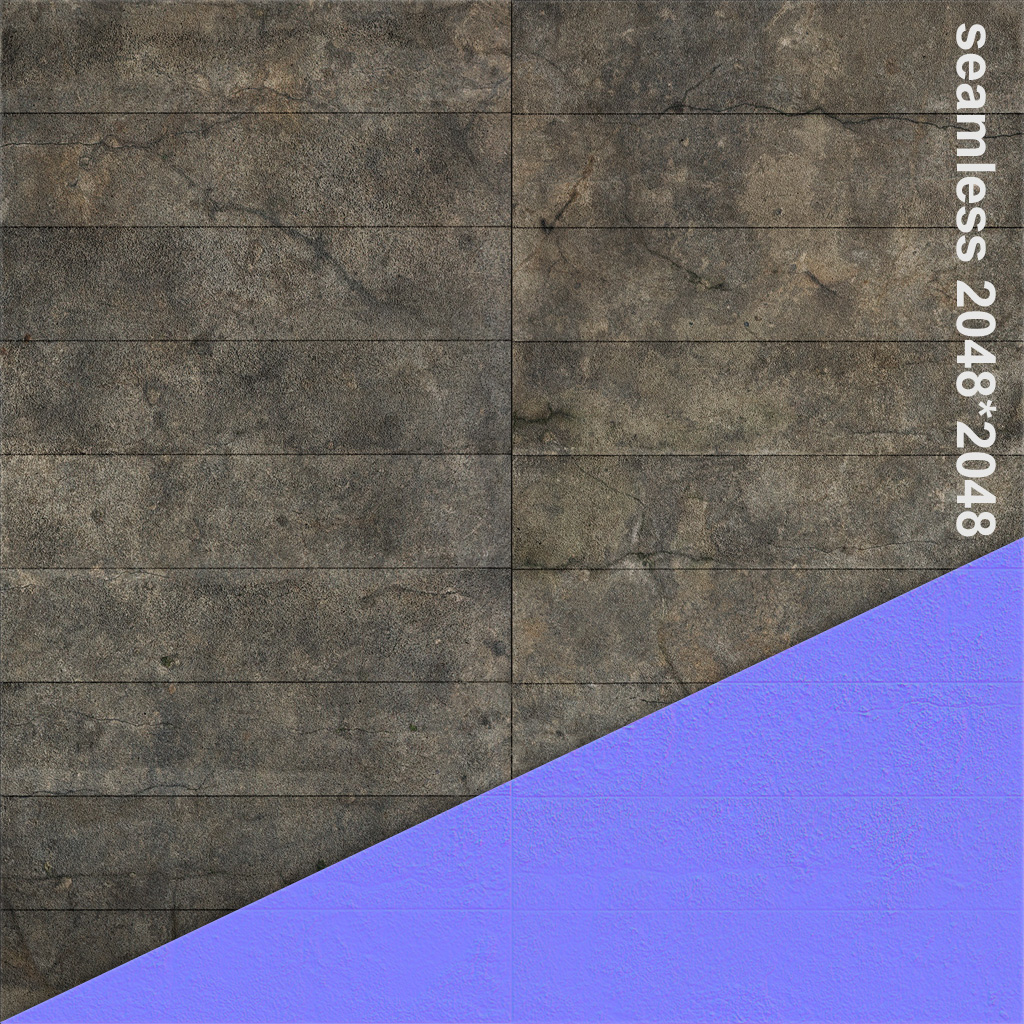 Texture Targa tiles underground concrete
