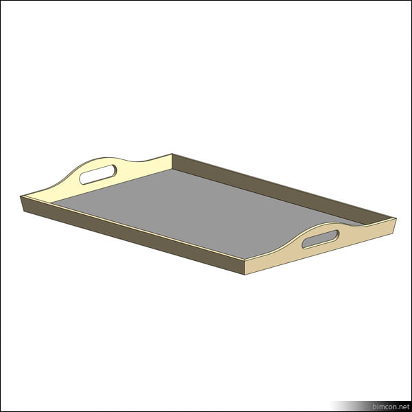 Building Revit Family tray kitchen catering
