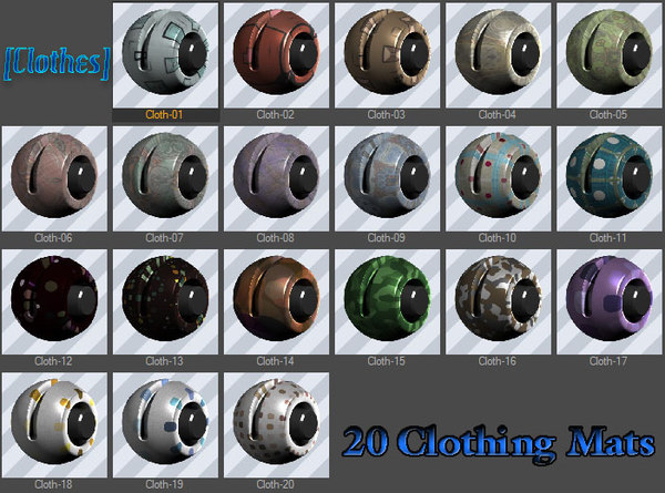 Materials vray clothing fabric