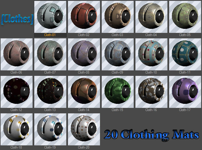 Materials vray clothing fabric