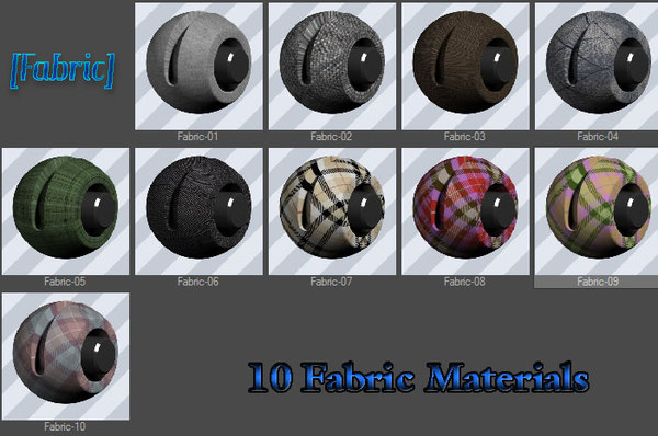 Materials vray clothing fabric