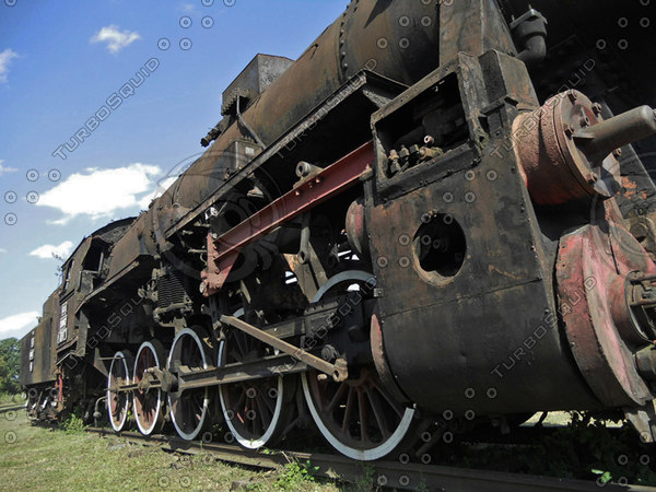Stock JPEG steam locomotive rust