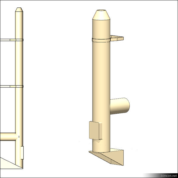 Building Revit Family chimney flue pipe