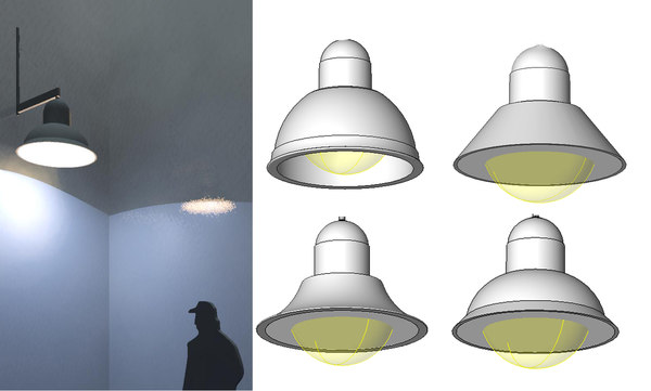 Building Revit Family light fixture wall