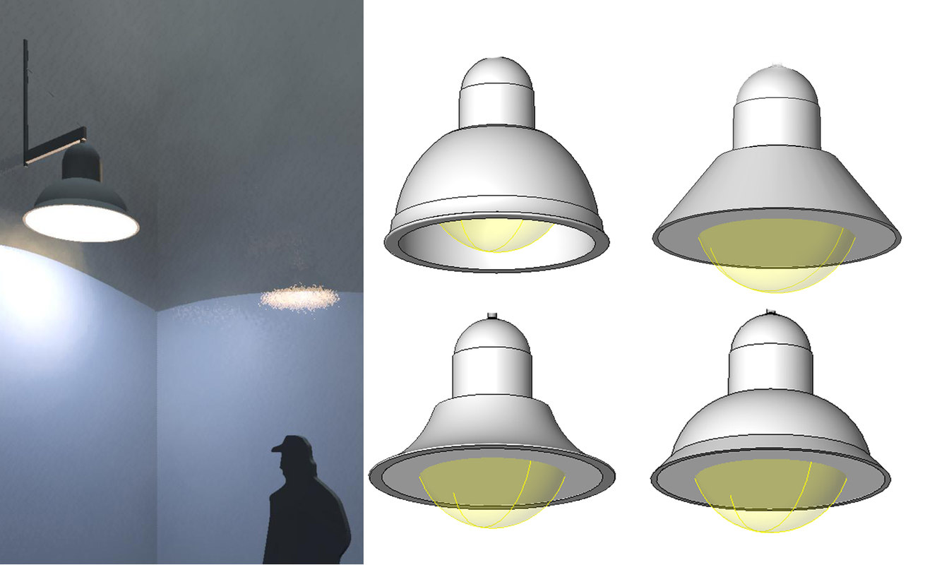Building Revit Family light fixture wall