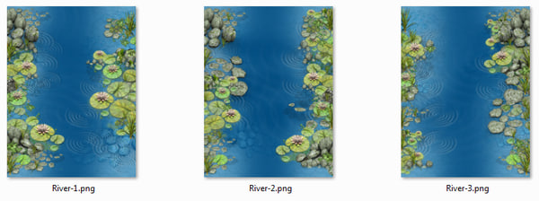 Texture PNG river background game