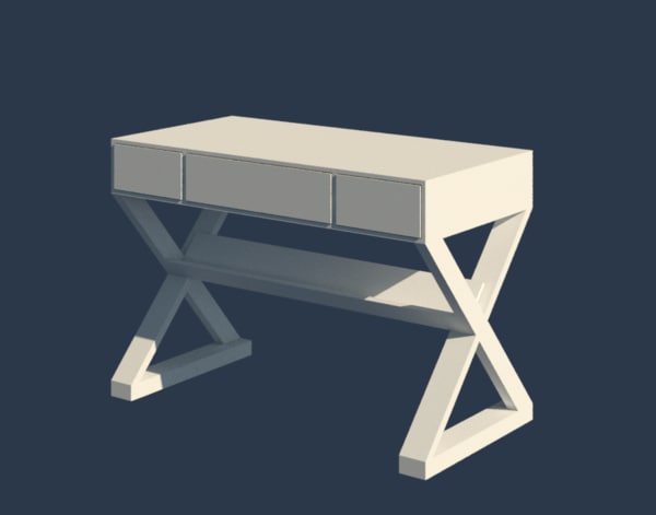 Building Revit Family desk dorm office