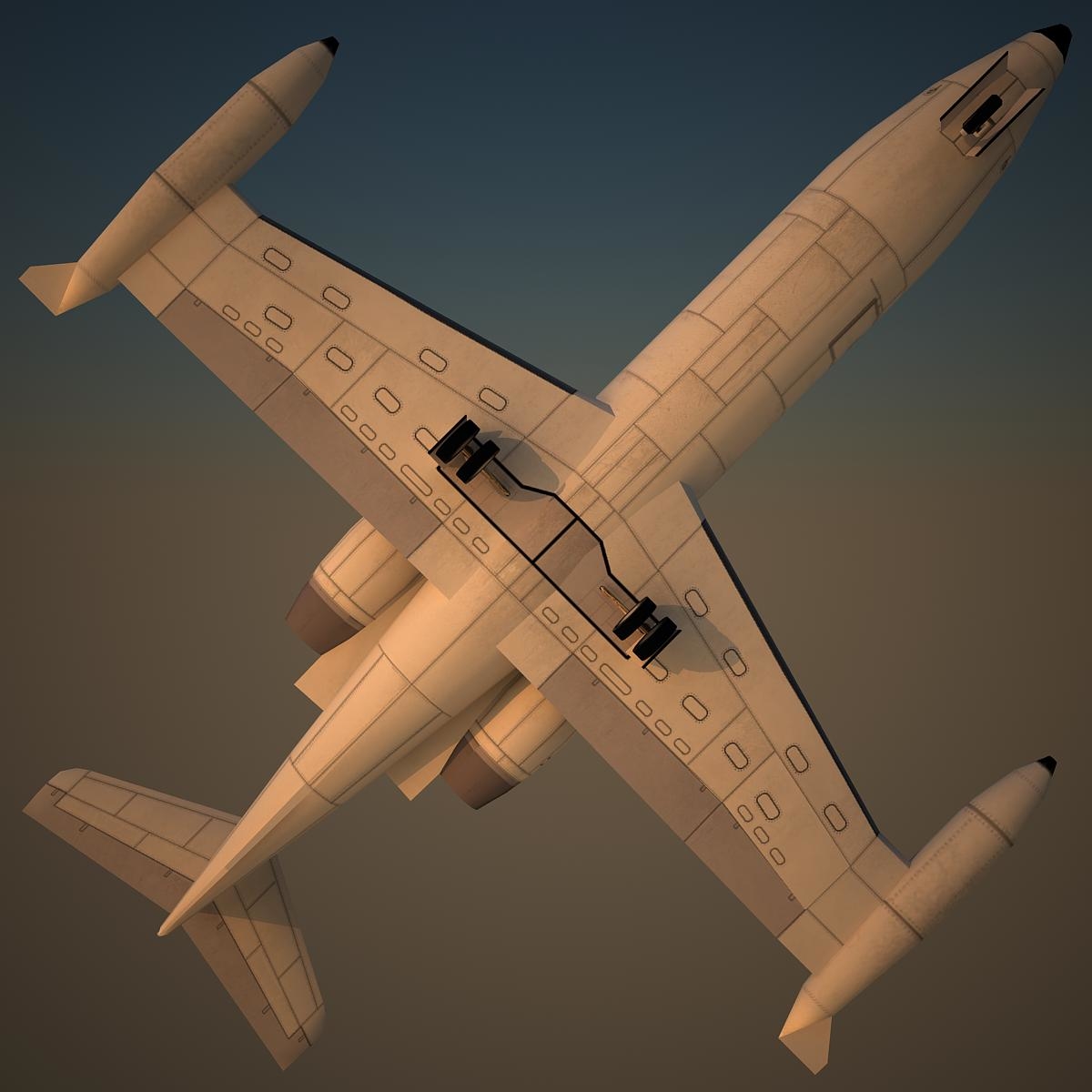 learjet 35 3d model