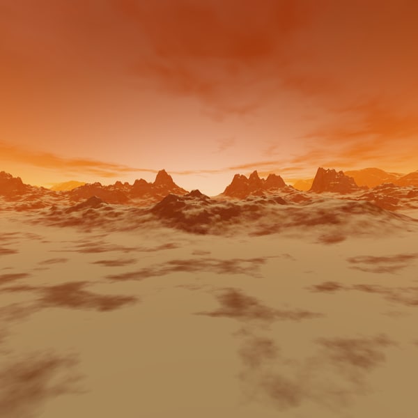 Texture Microsoft DirectDraw Surface Skymap Red Planet