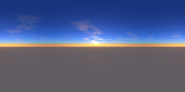 Texture HDR HDRI sunset