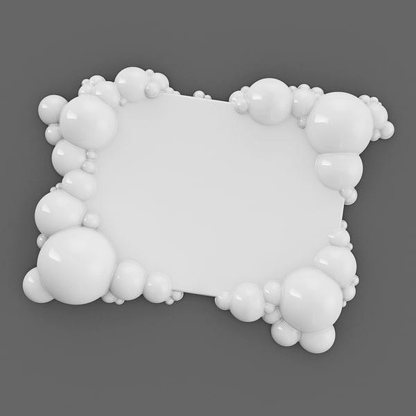 3d bubbles soap dish