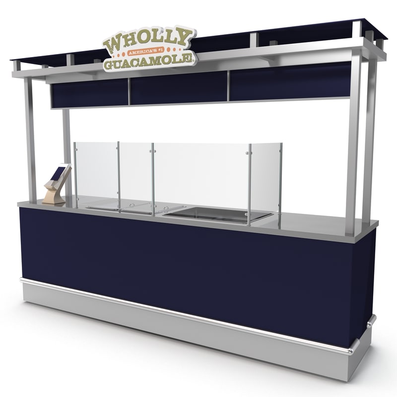 concession stand 3d model
