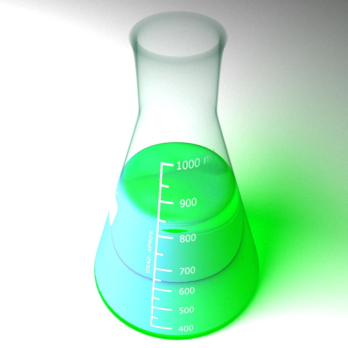 erlenmeyer flask 3d model