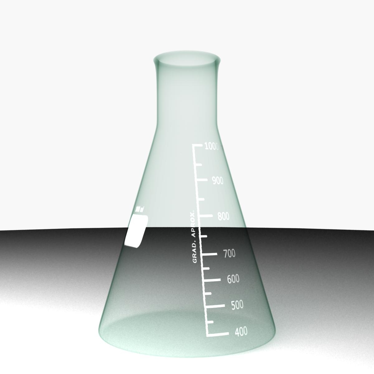 erlenmeyer flask 3d model erlenmeyer flask 3d model