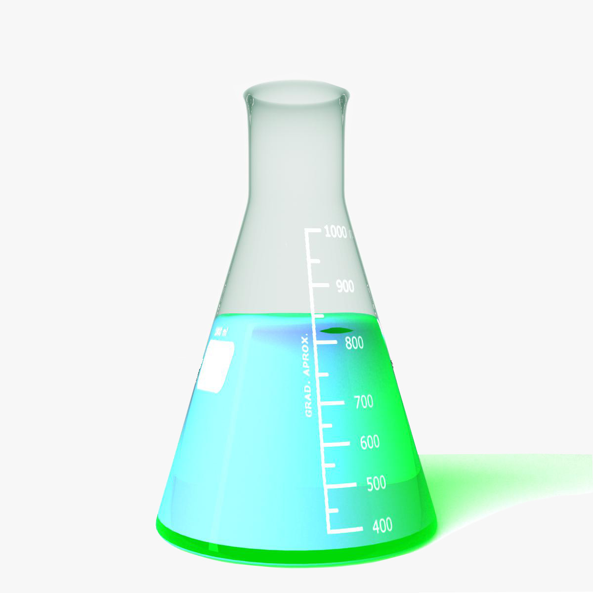 erlenmeyer flask 3d model