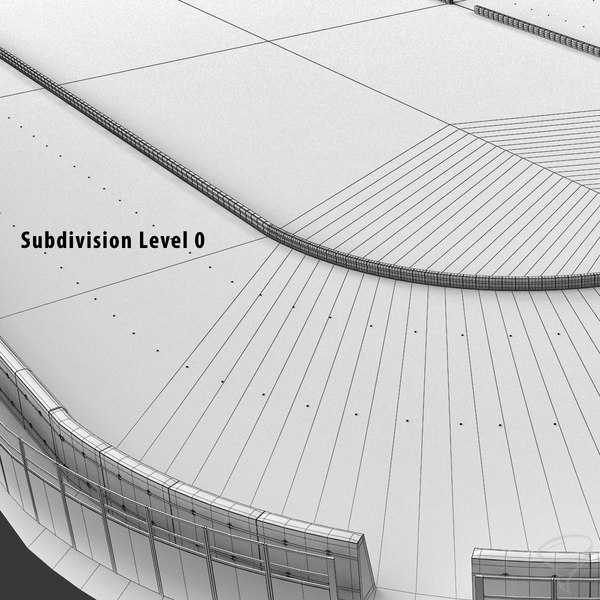 3d model speed skating rink