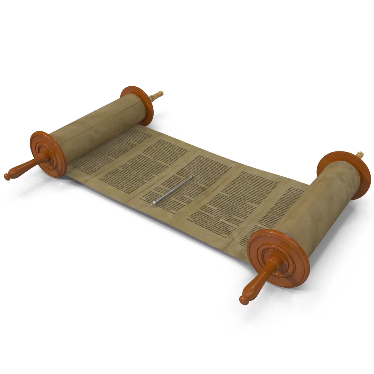 torah scroll 3d max