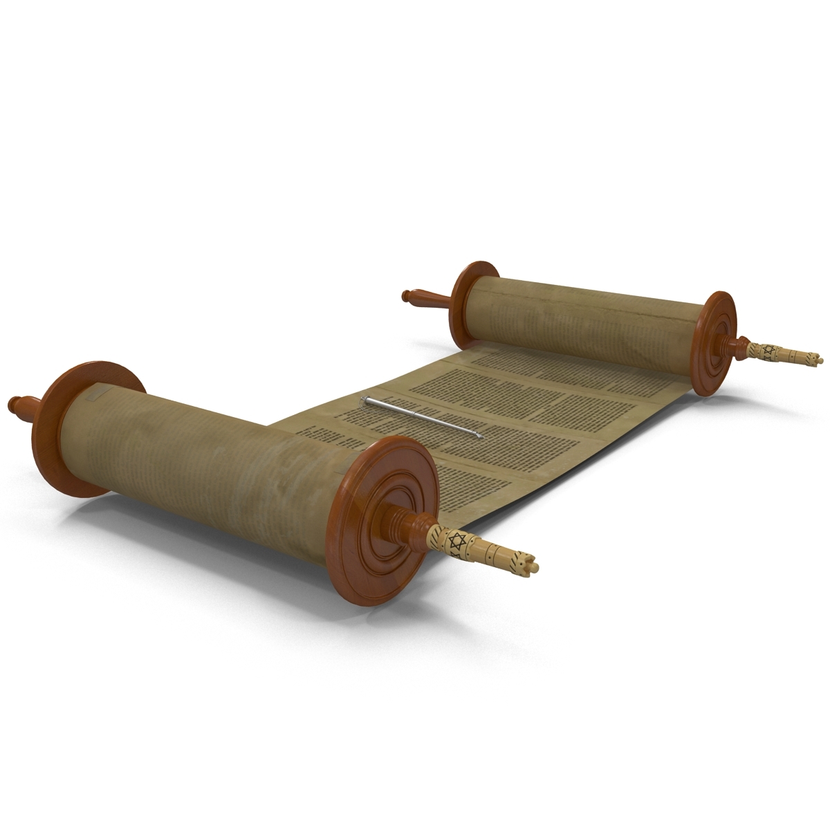 torah scroll 3d max