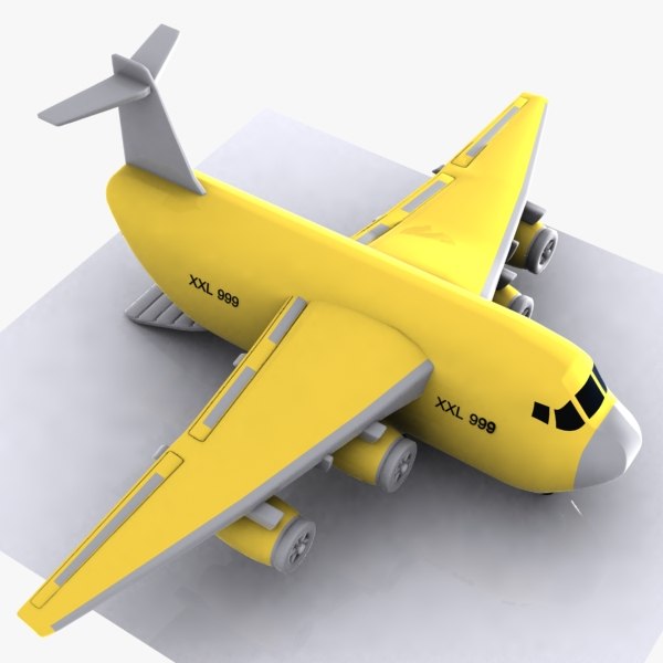 3D модель Cartoon Cargo Aircraft - TurboSquid 835141