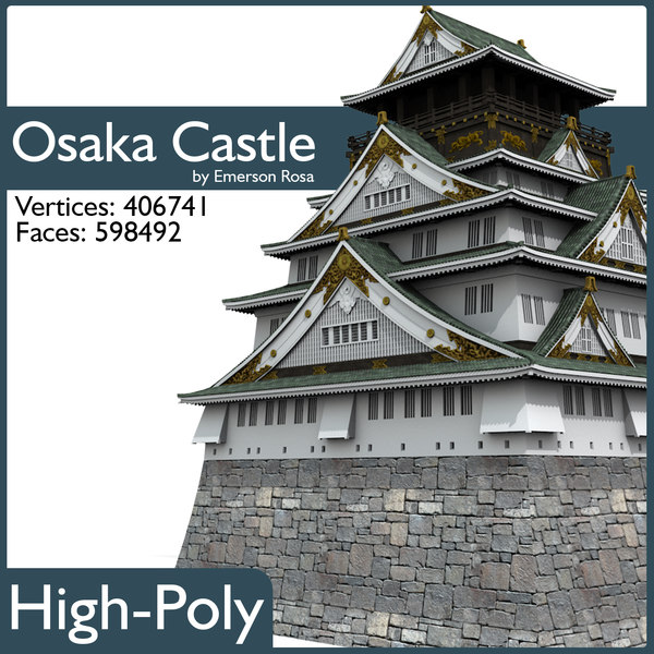 3d model japan castle