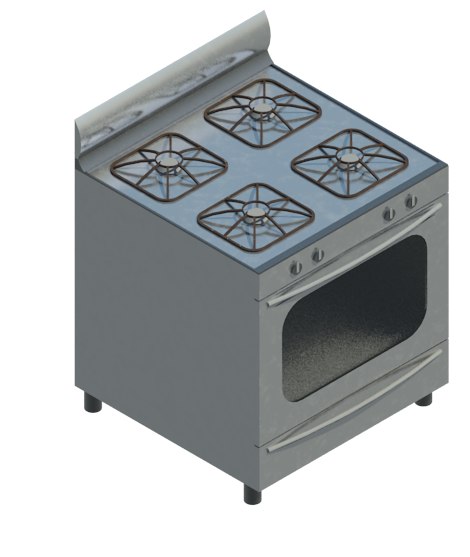Building Revit Family stove oven kitchen