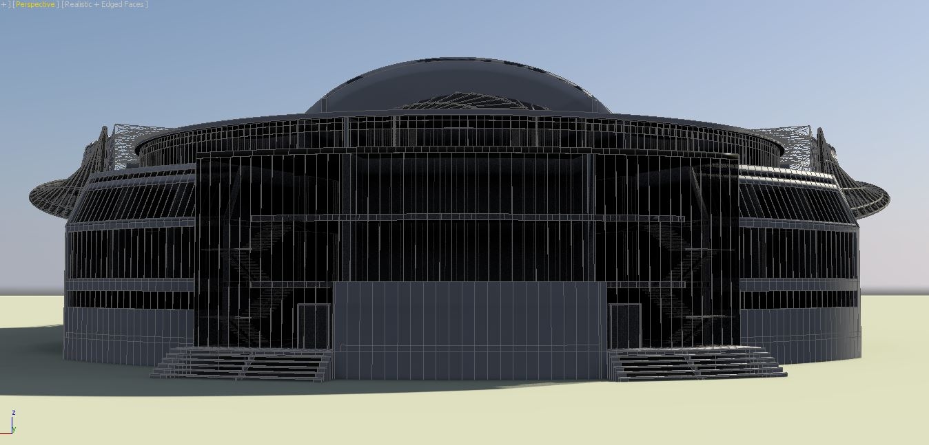 drama theatre 3d model