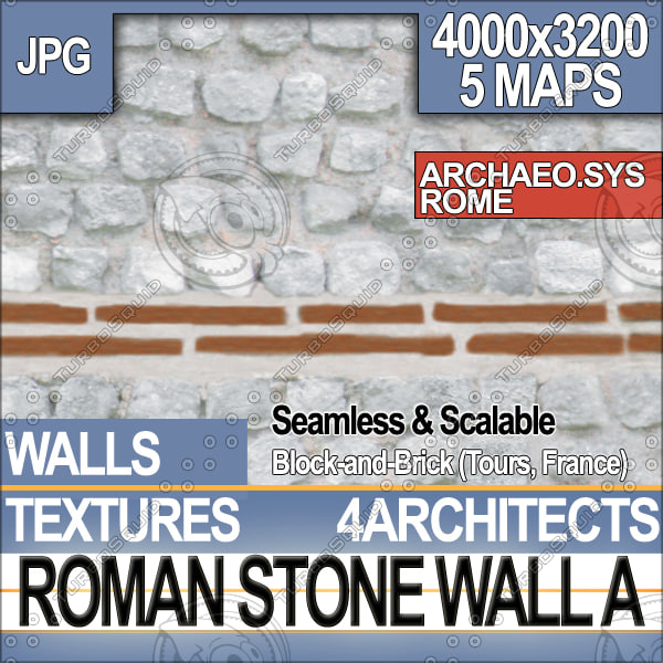 Texture JPEG roman wall stone