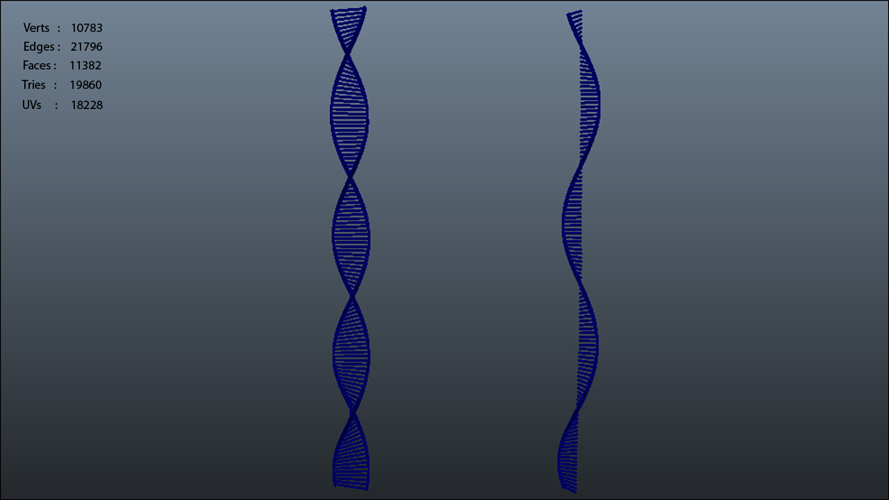 3d model dna molecule rna
