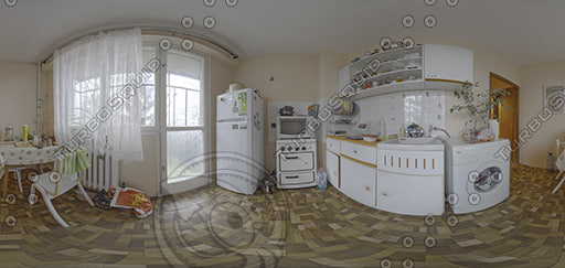 Texture hdr kitchen room