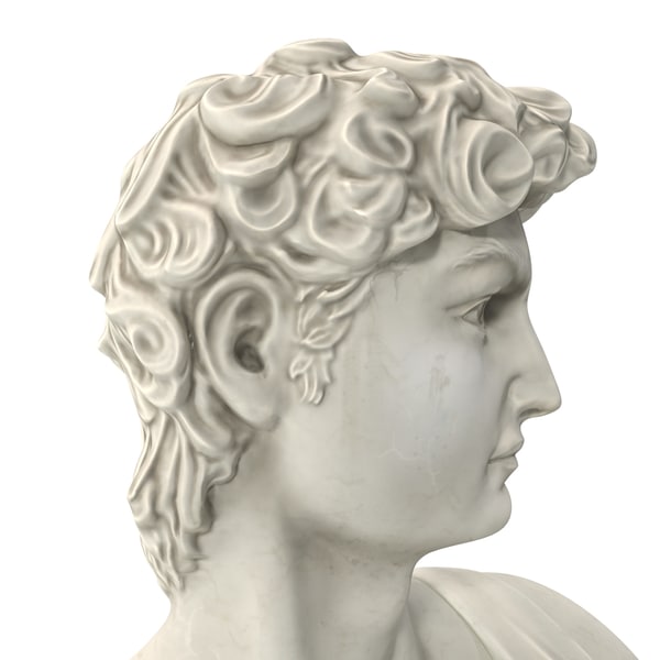 3d statue david model