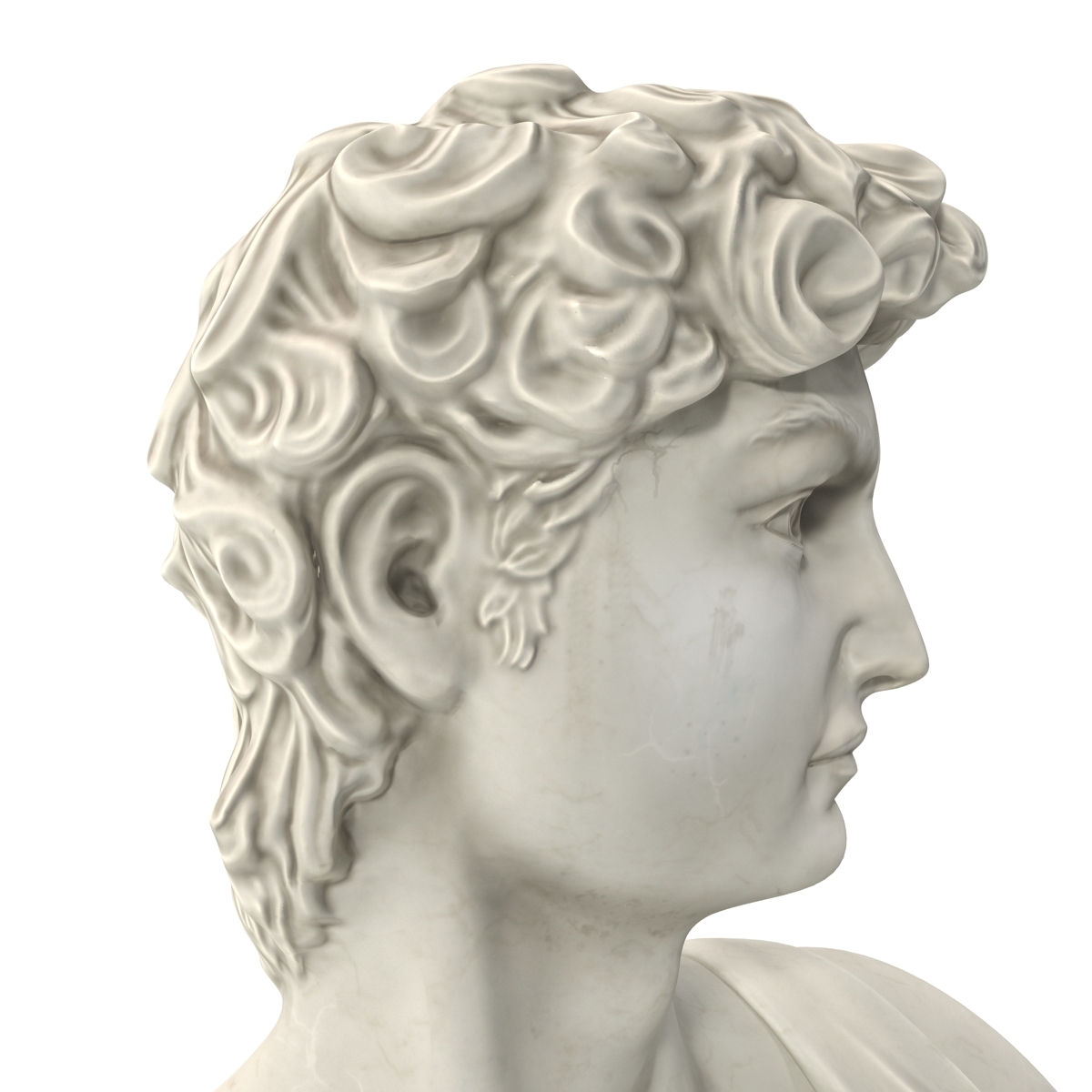 3d statue david model