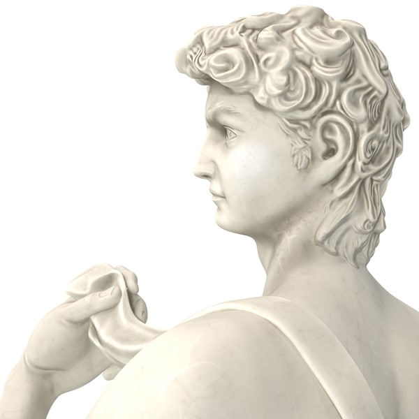 3d statue david model