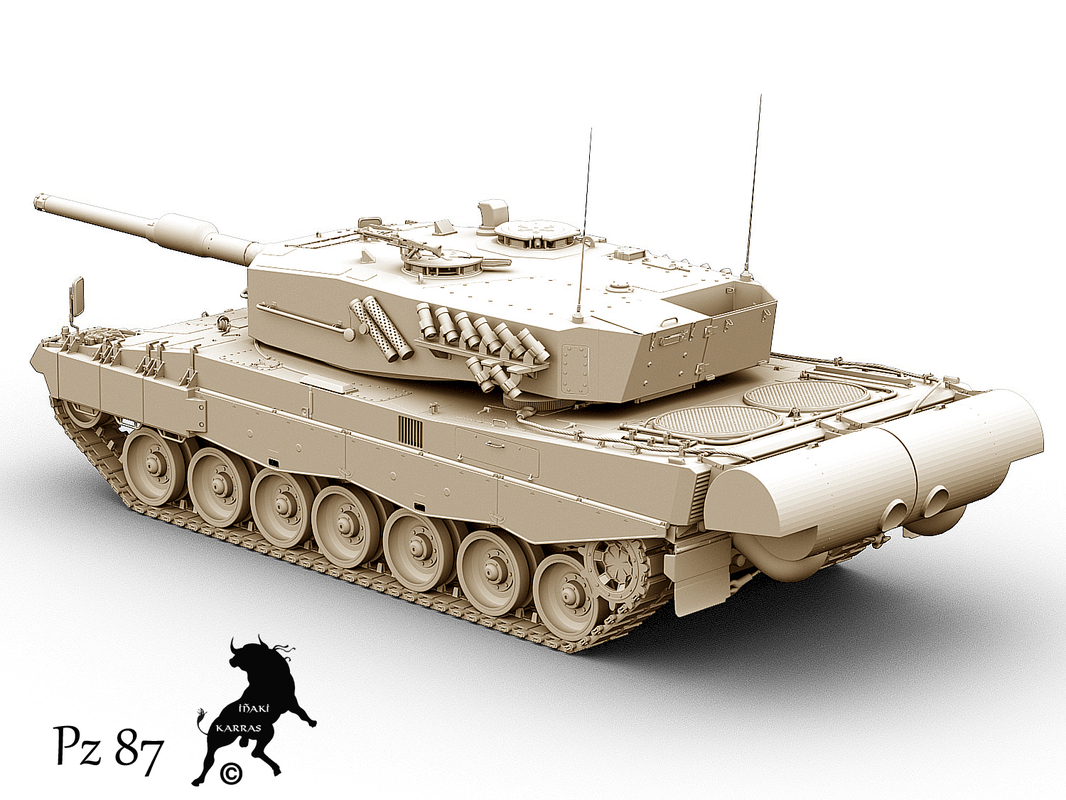 leopard 2a4 3d max