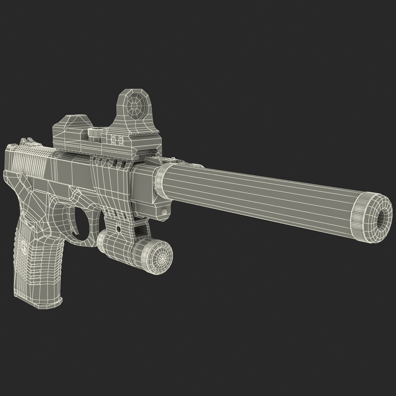 toy gun 3d model