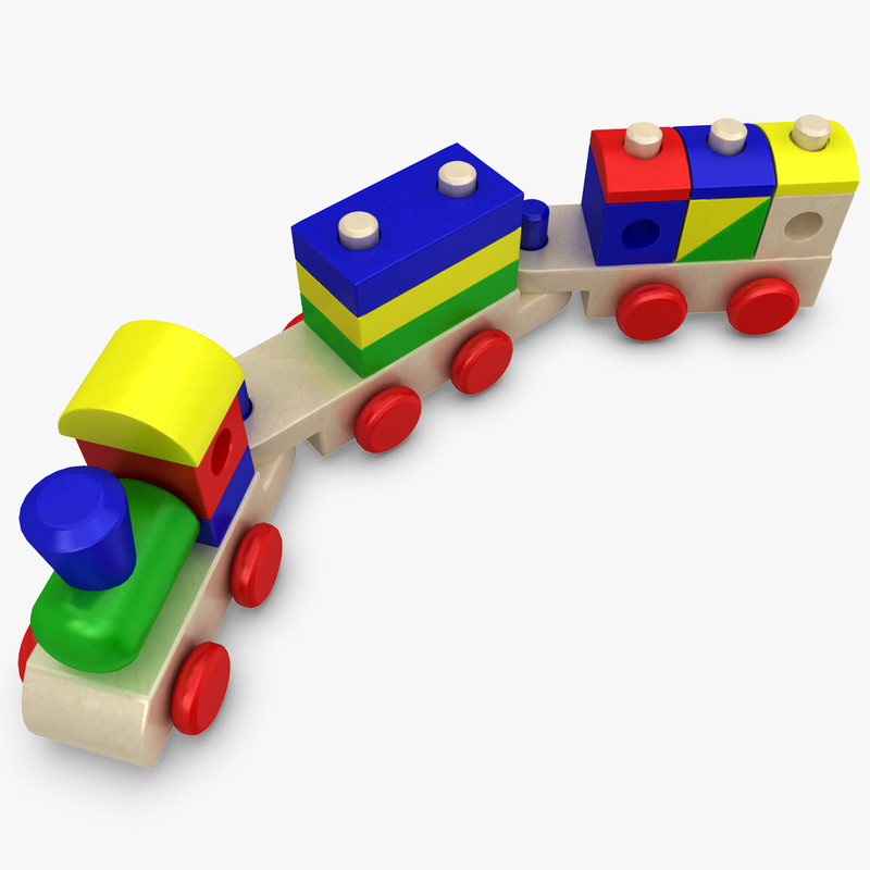 3d toy train
