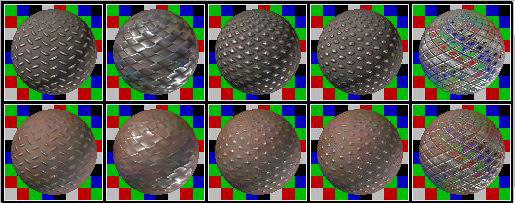 Materials 3ds Max Texture metal floor set