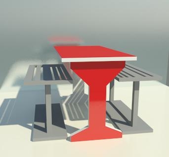 Building Revit Family booth restaurant table