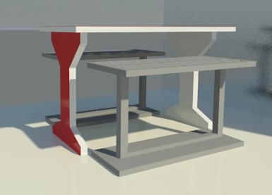 Building Revit Family booth restaurant table