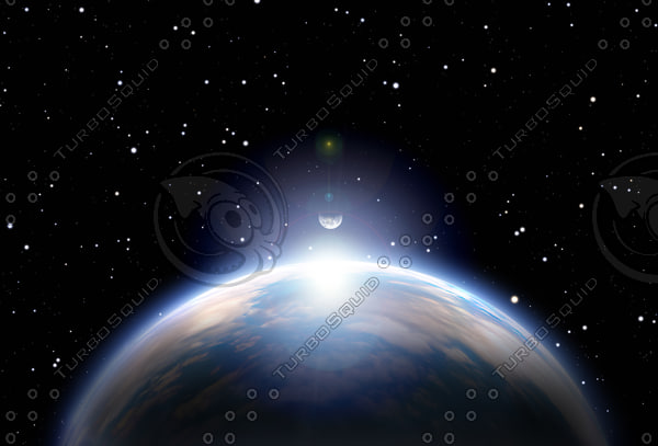 Stock JPEG sun earth moon