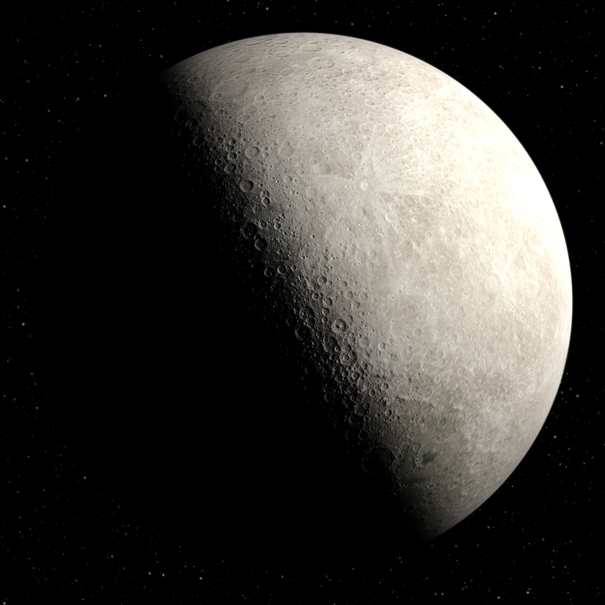 3ds max moon real 23k