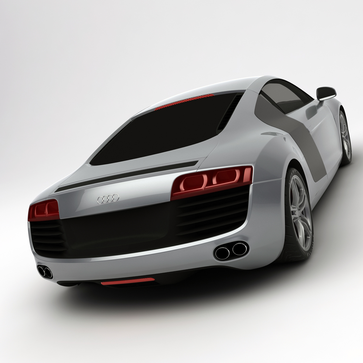 3d audi r8 rigged
