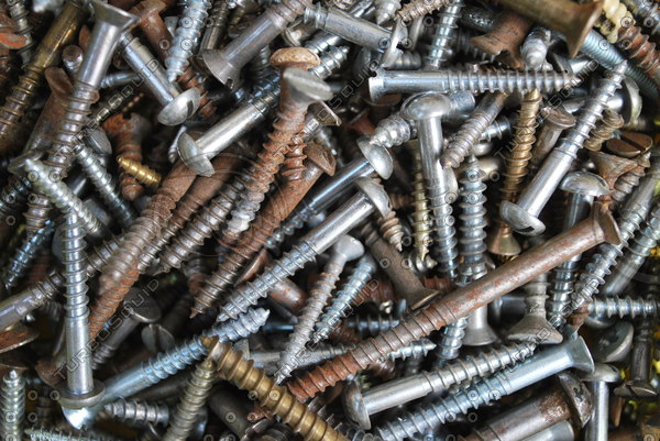 Texture JPEG fasteners texture screws