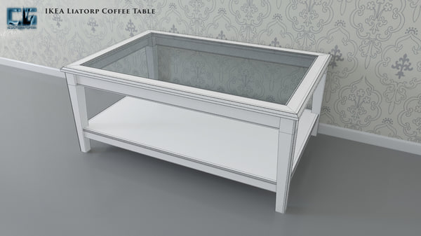 3d model ikea liatorp coffee tables